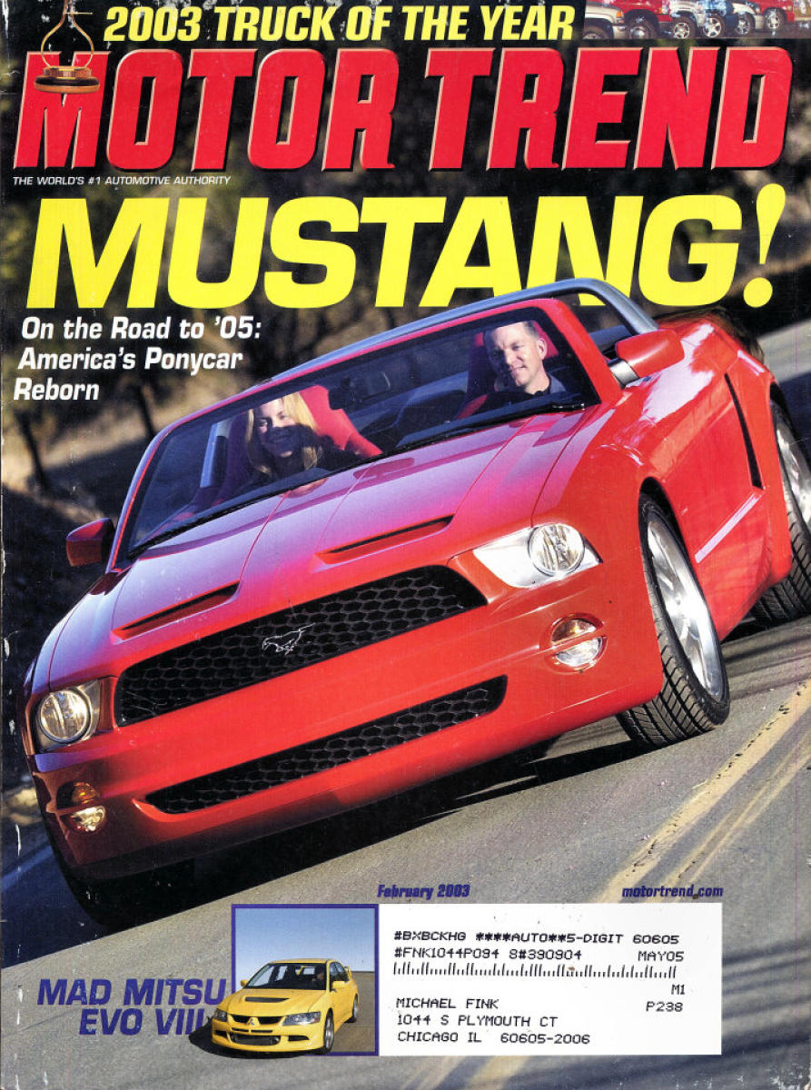 Motor Trend | February 2003 at Wolfgang's