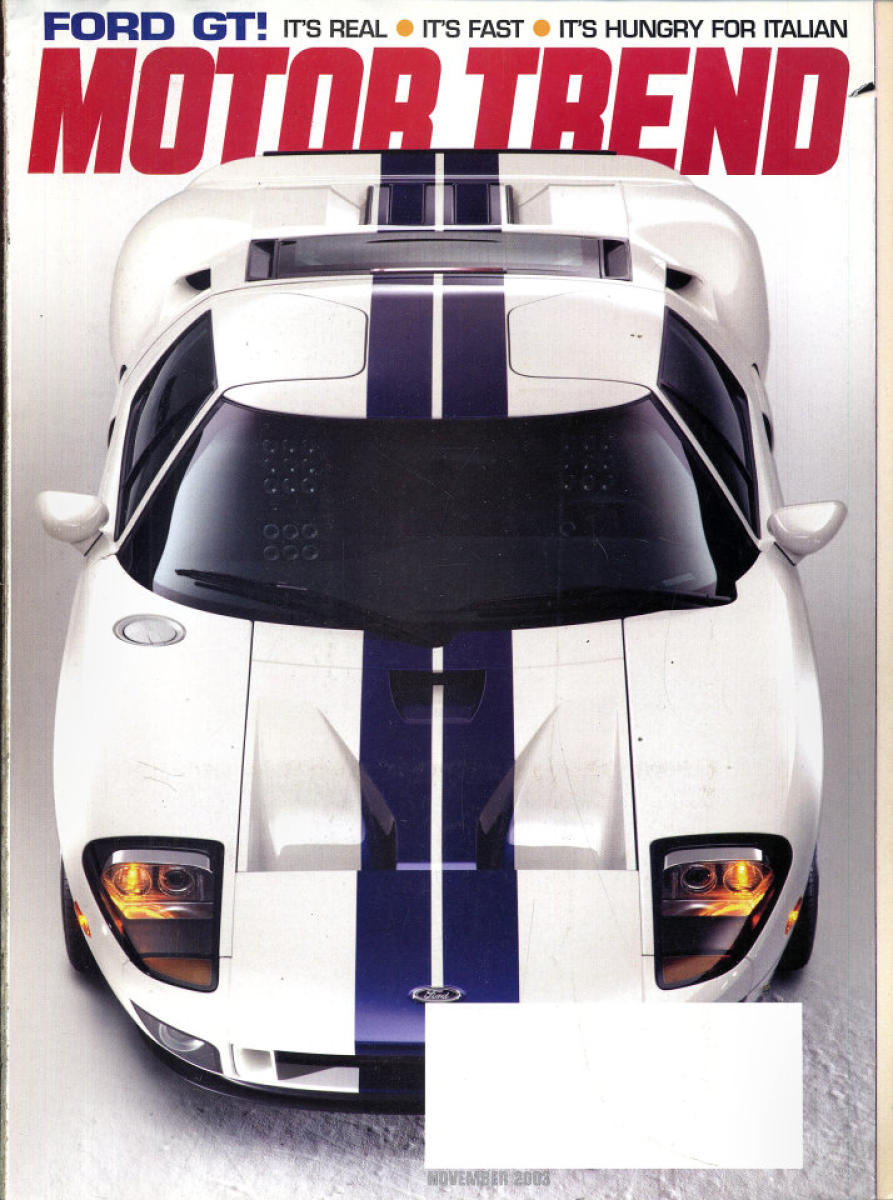 Motor Trend | November 2003 at Wolfgang's