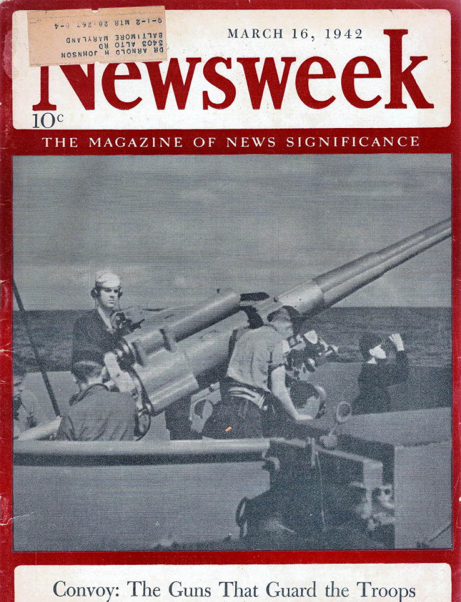 Newsweek | March 16, 1942 at Wolfgang's