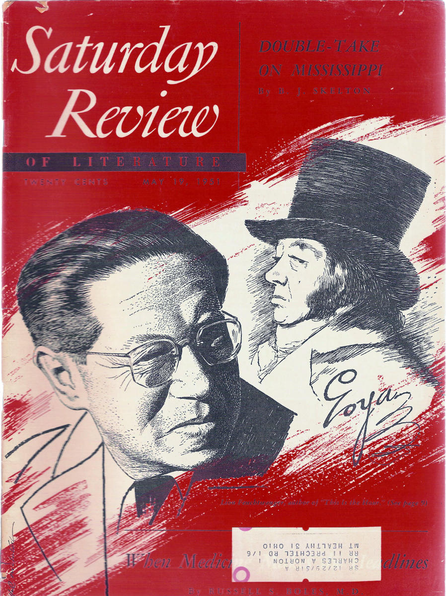 The Saturday Review | May 19, 1951 at Wolfgang's