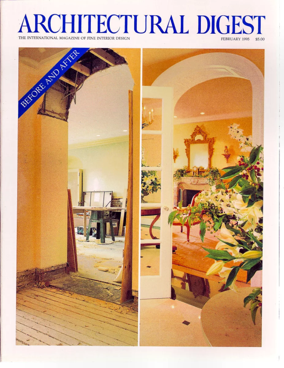 Architectural Digest | February 1995 at Wolfgang's