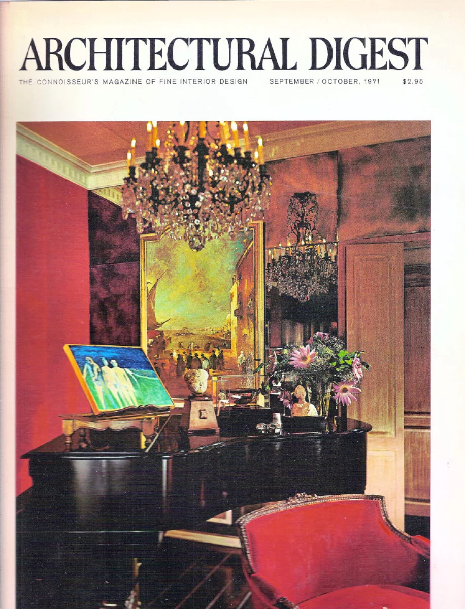 Architectural Digest | September 1971 at Wolfgang's