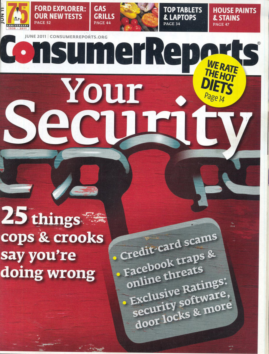 Consumer Reports | June 2011 at Wolfgang's