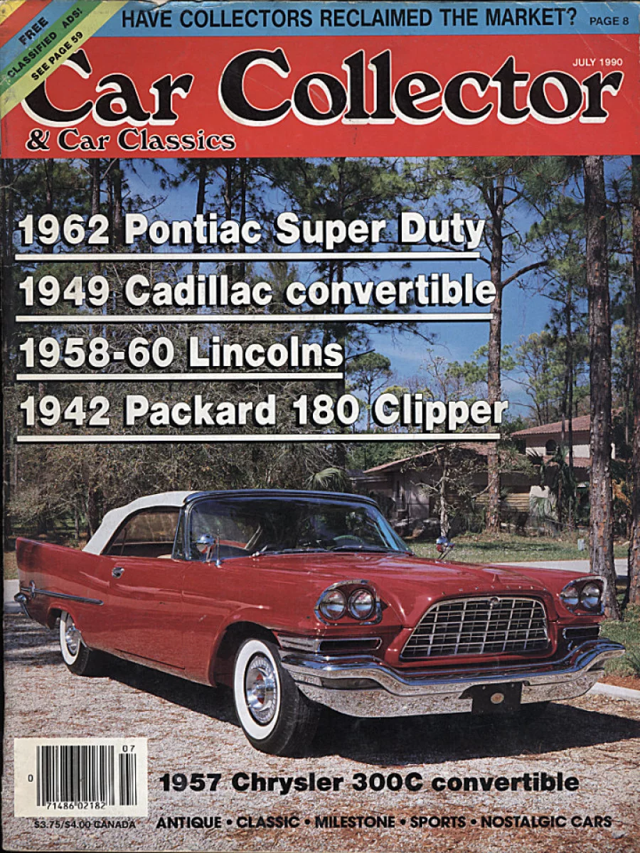 Car Collector and Car Classics | July 1990 at Wolfgang's