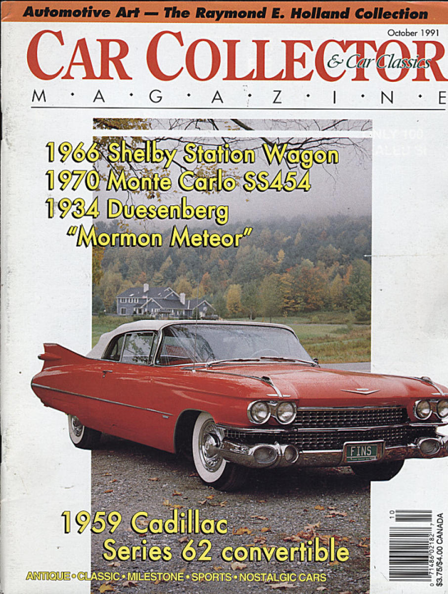 Car Collector and Car Classics | October 1991 at Wolfgang's