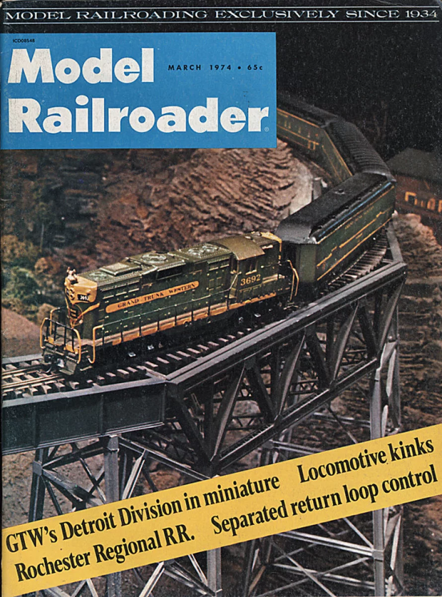 Model Railroader | March 1974 at Wolfgang's