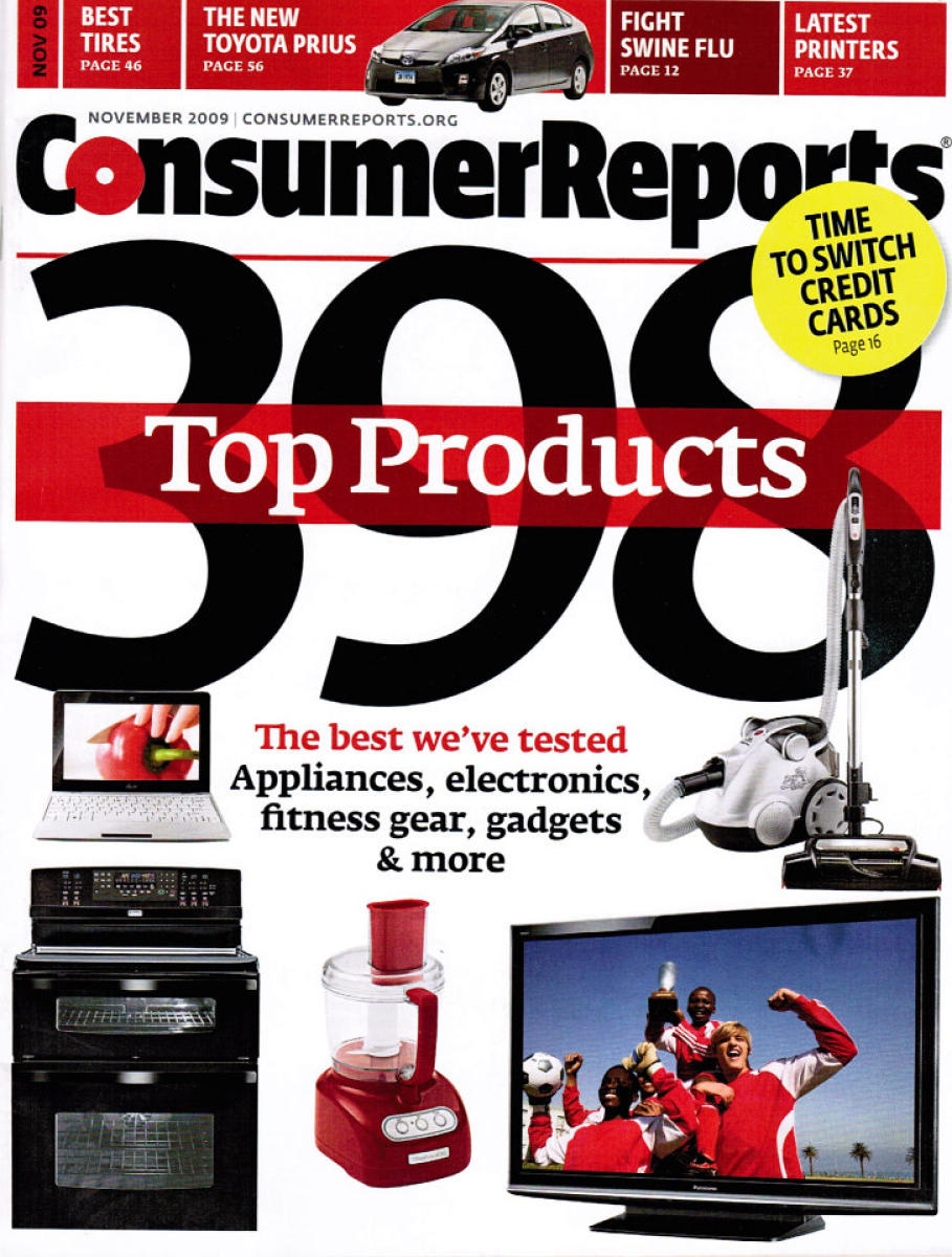 Consumer Reports | November 2009 at Wolfgang's