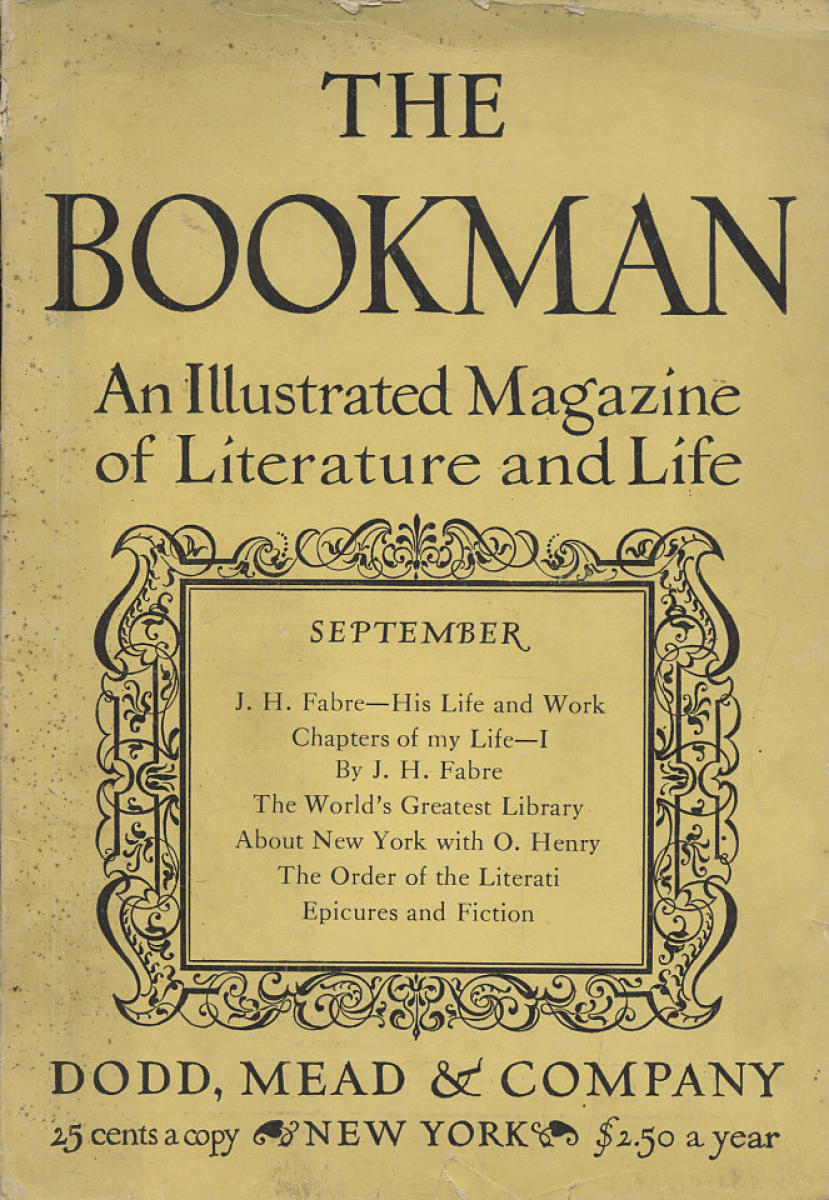 The Bookman | September 1913 at Wolfgang's