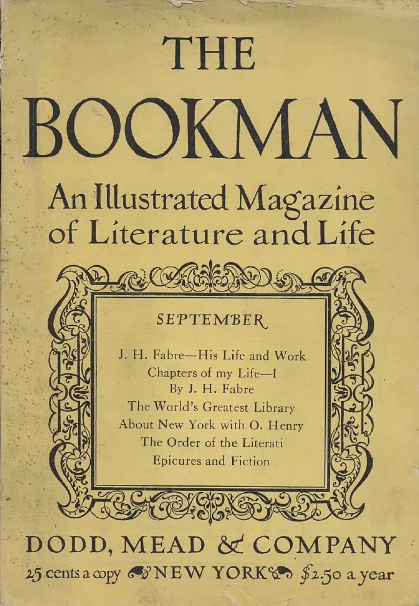The Bookman | September 1913 at Wolfgang's