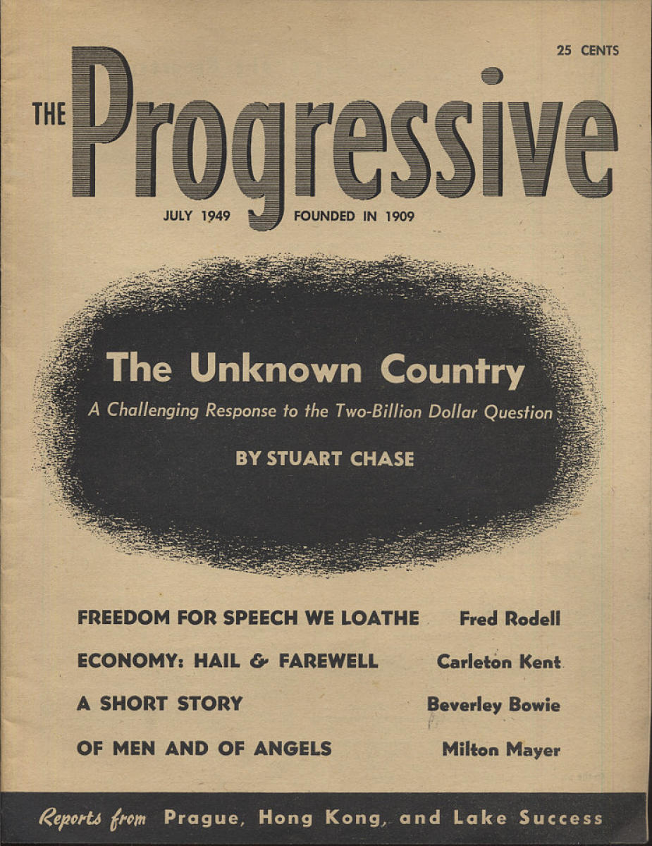 The Progressive | July 1949 at Wolfgang's