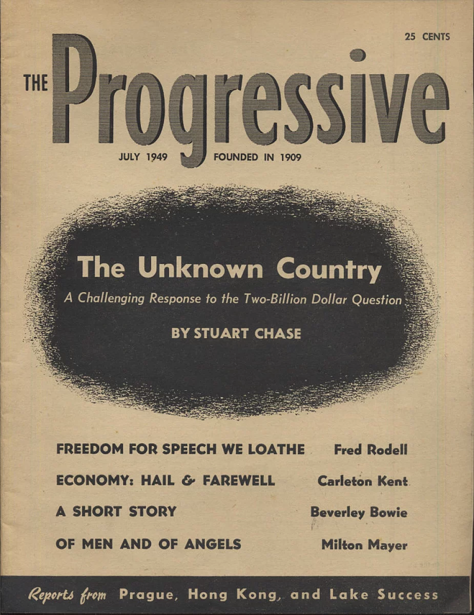 The Progressive | July 1949 at Wolfgang's