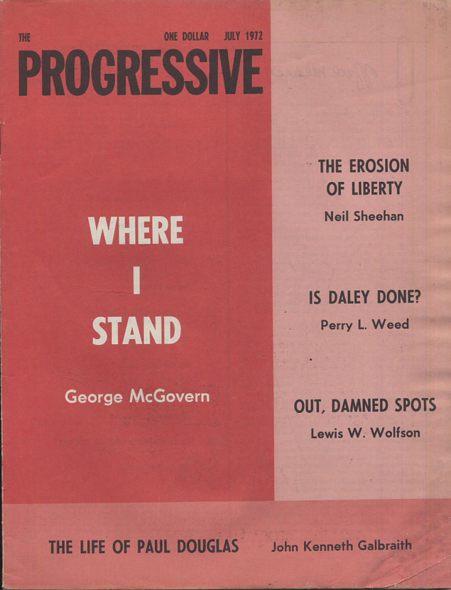 The Progressive | July 1972 at Wolfgang's
