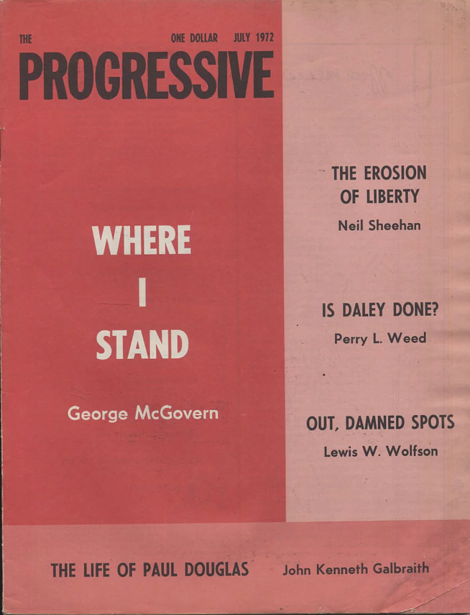 The Progressive | July 1972 at Wolfgang's