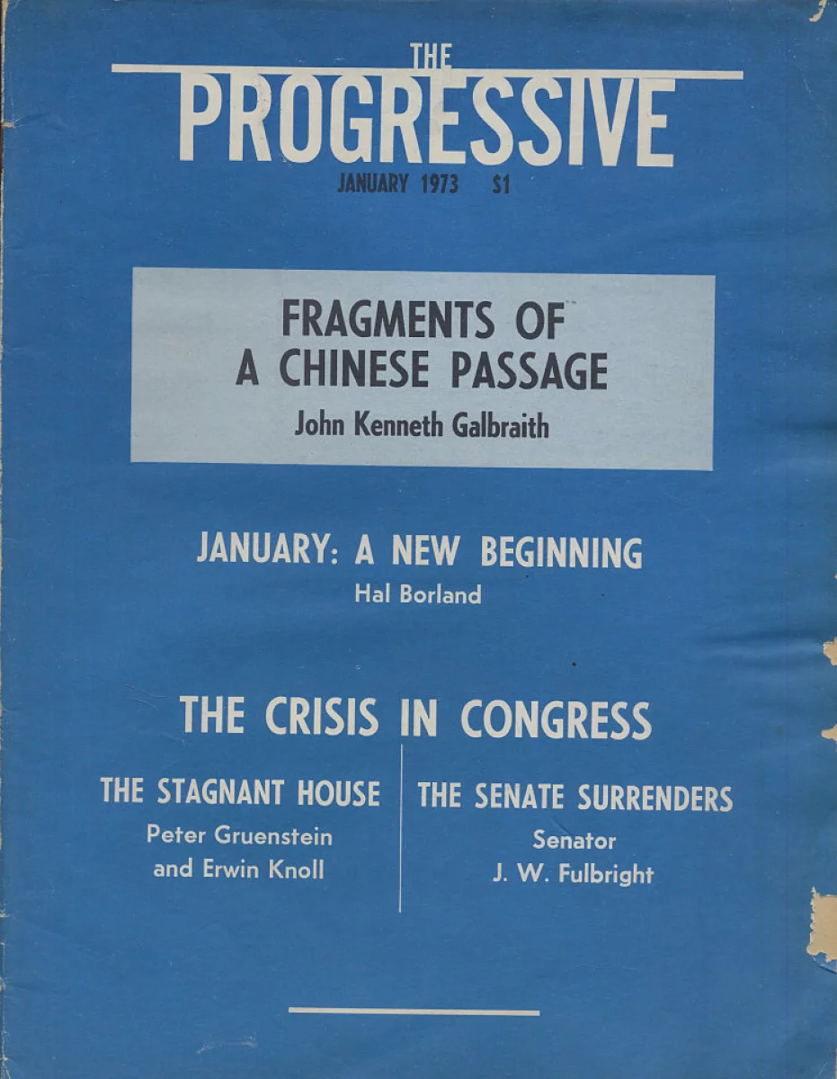 The Progressive | January 1973 at Wolfgang's