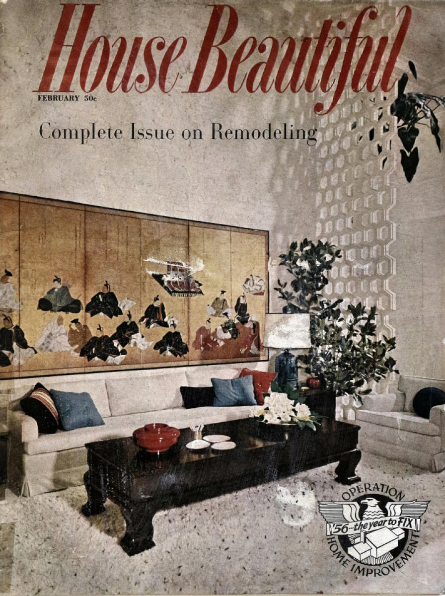House Beautiful | February 1956 at Wolfgang's