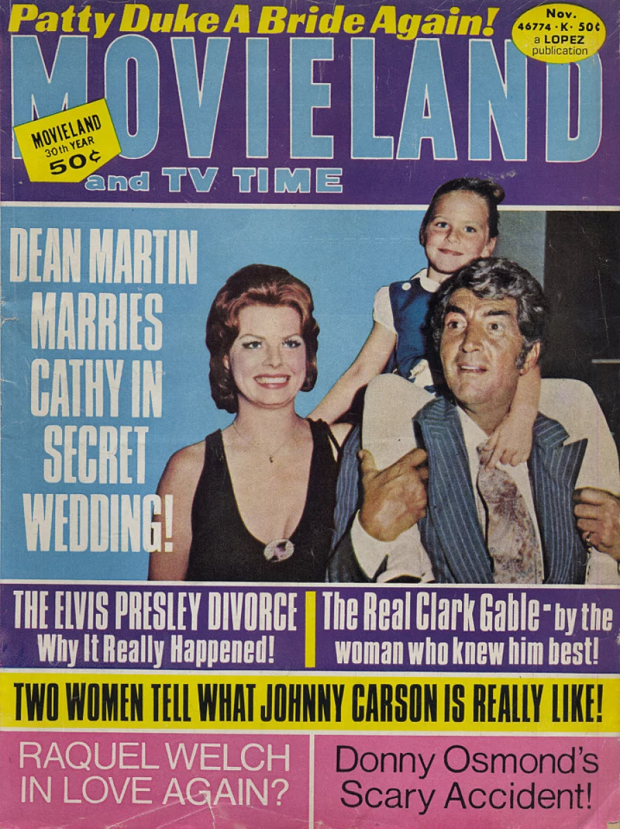 Movieland and TV Time | November 1972 at Wolfgang's