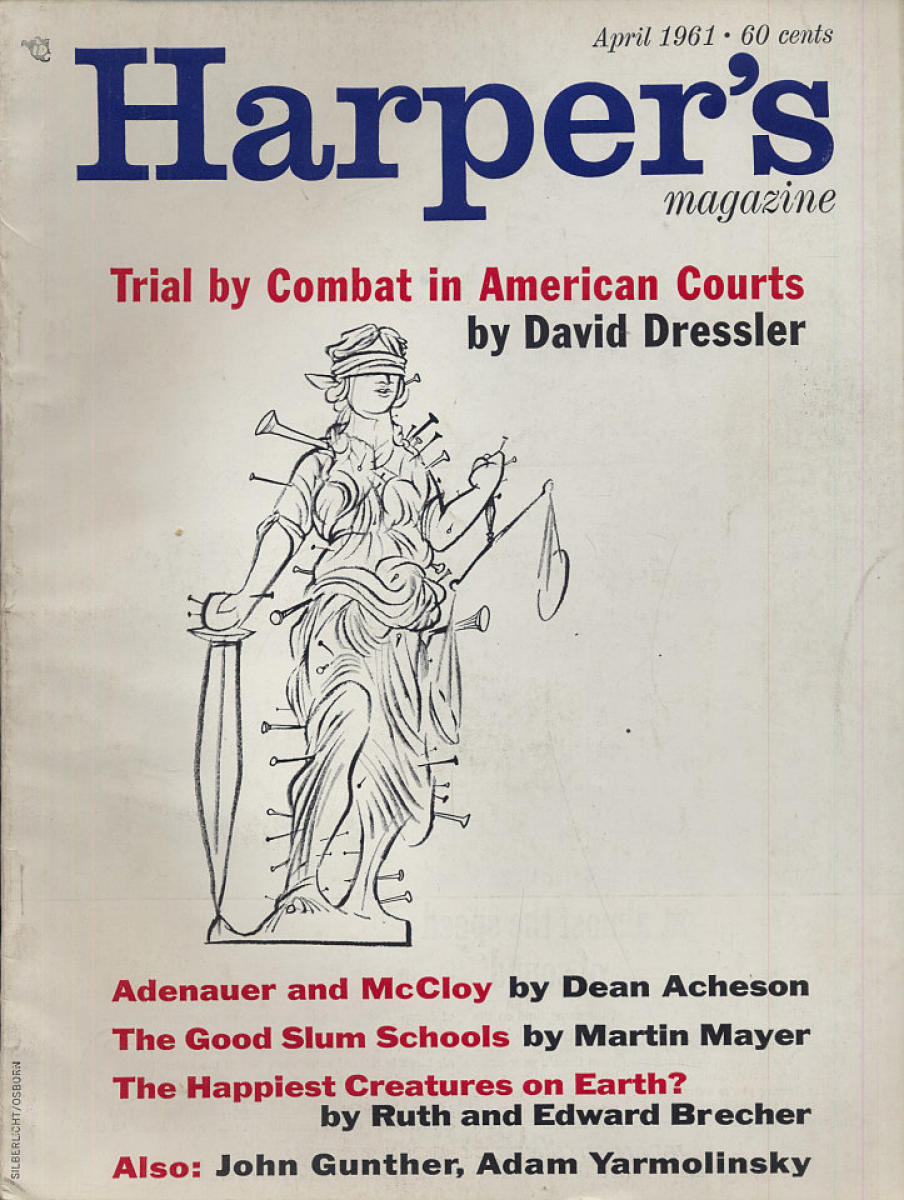 Harper's | April 1961 at Wolfgang's