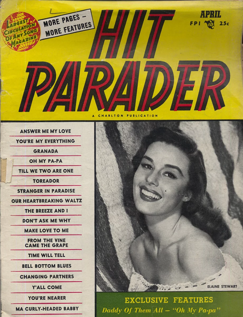 Hit Parader | April 1954 at Wolfgang's