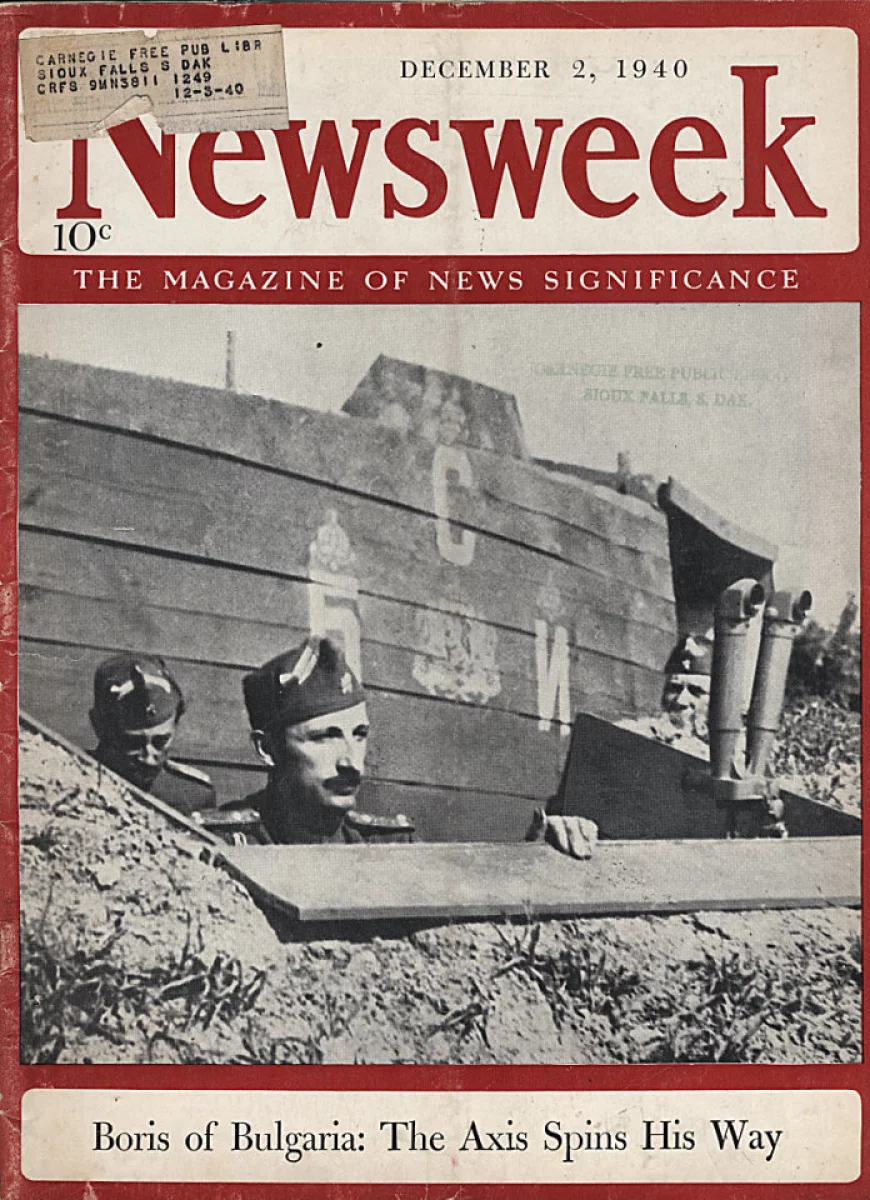 Newsweek | December 2, 1940 at Wolfgang's