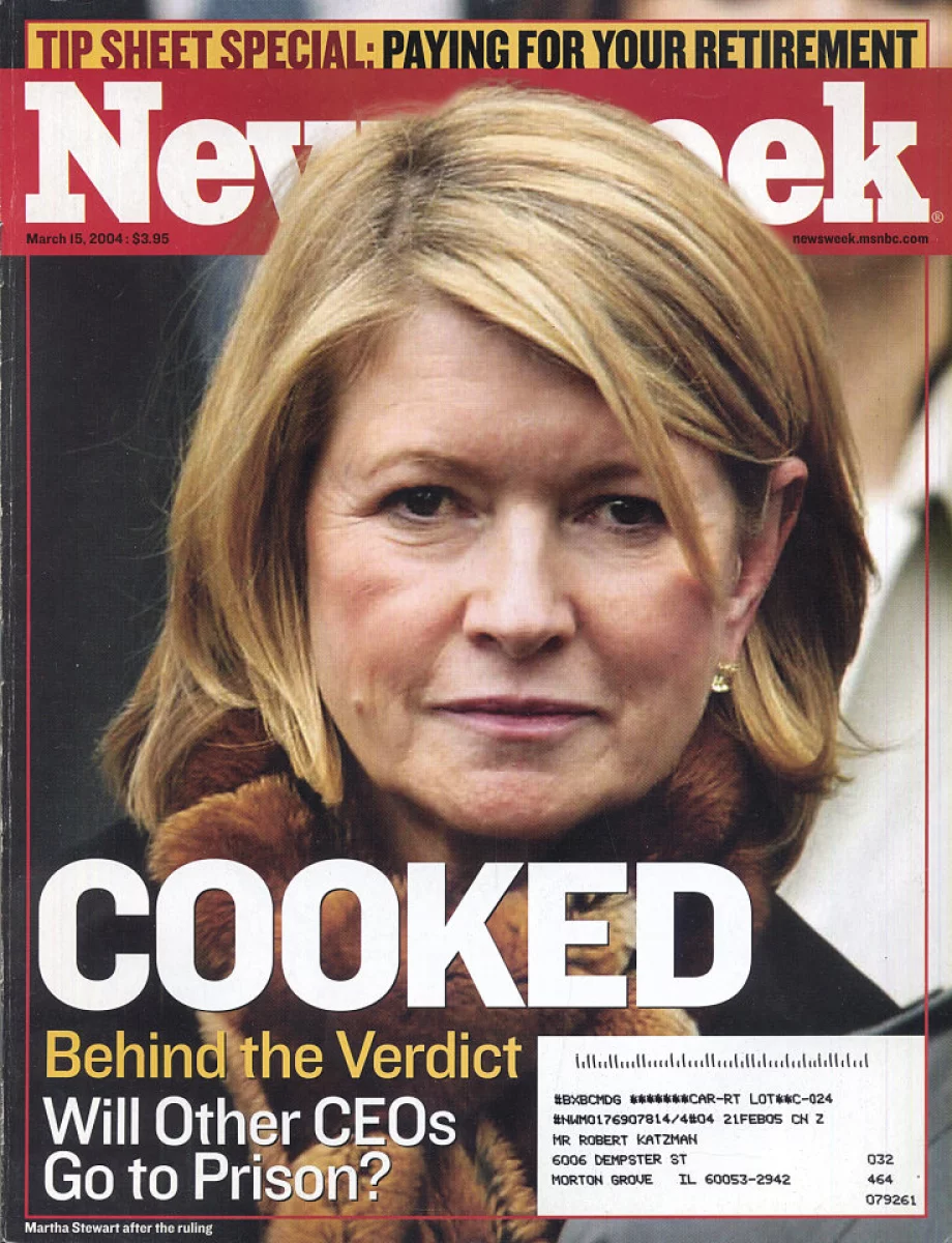 Newsweek | March 15, 2004 at Wolfgang's