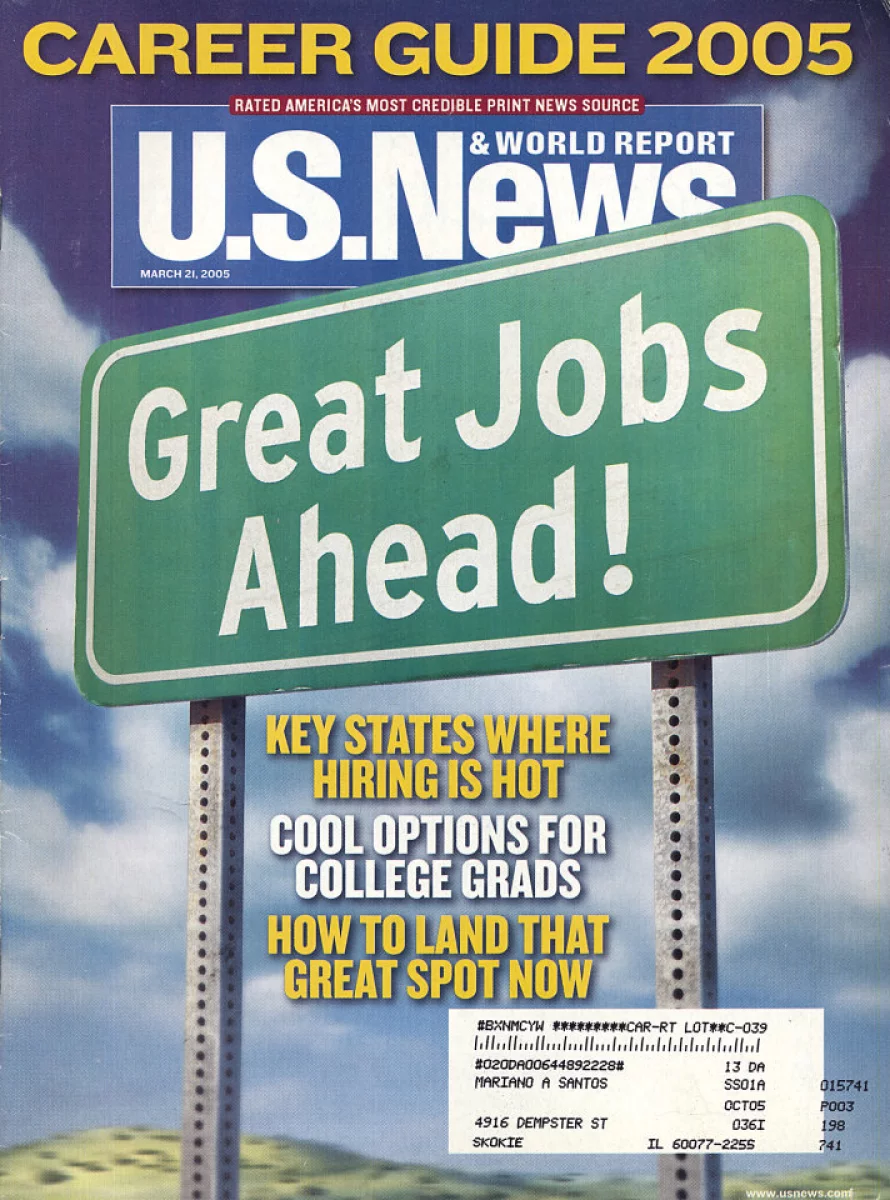 U.S. News & World Report | March 21, 2005 at Wolfgang's