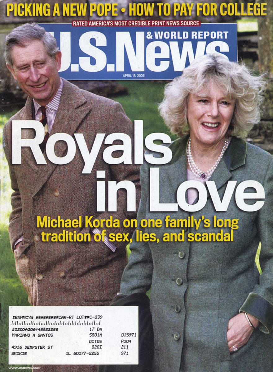 U.S. News & World Report | April 18, 2005 at Wolfgang's