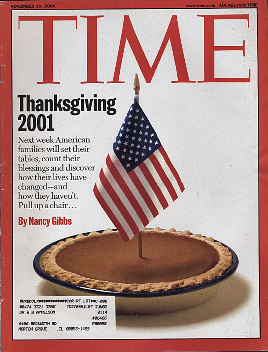 Time | November 19, 2001 at Wolfgang's