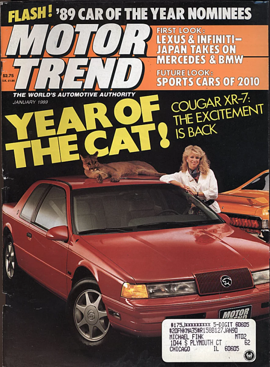 Motor Trend | January 1989 at Wolfgang's