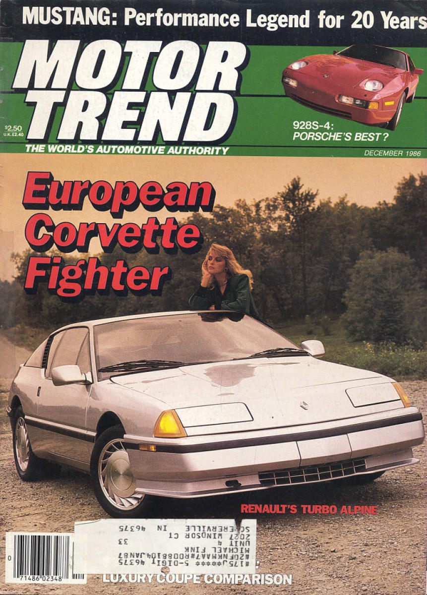 Motor Trend | December 1986 at Wolfgang's