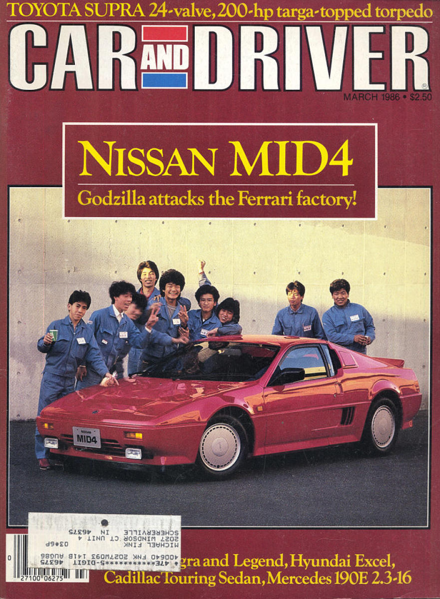 Car and Driver | March 1986 at Wolfgang's