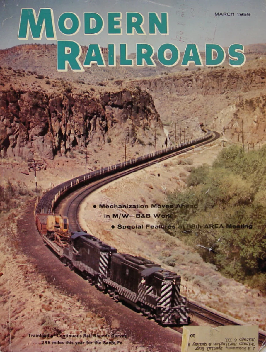 Modern Railroads | March 1959 at Wolfgang's