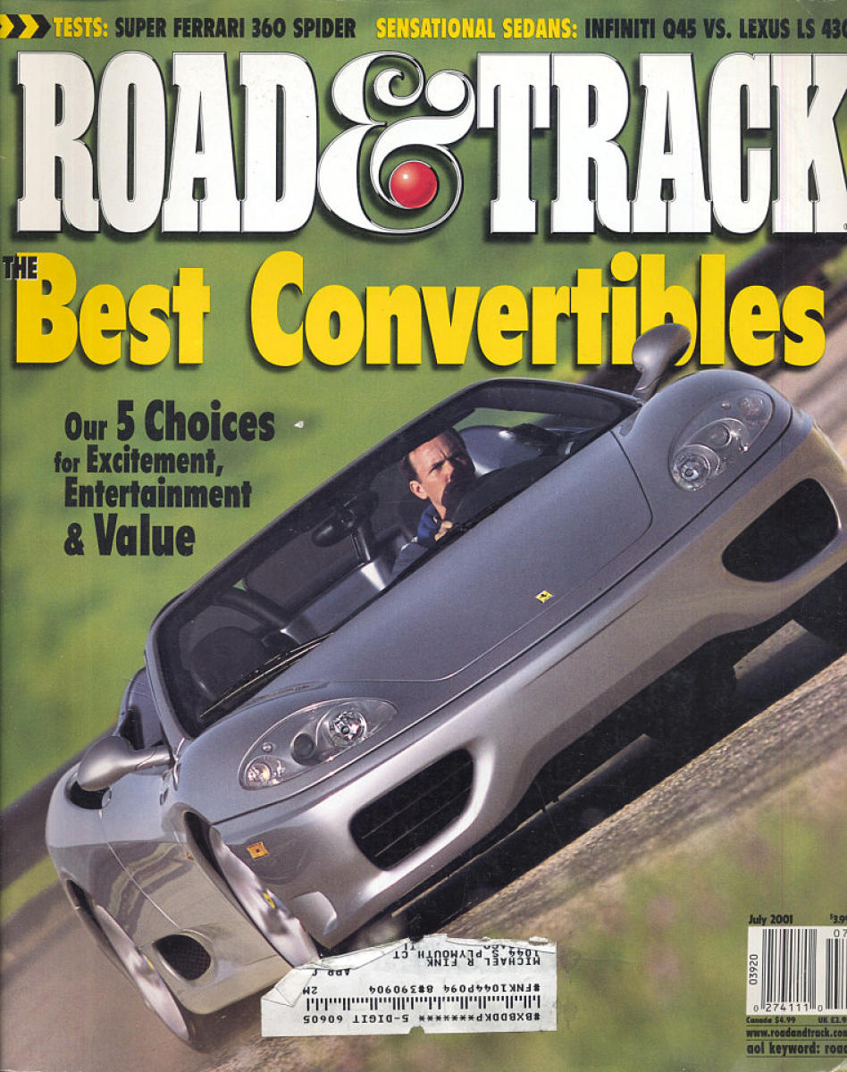 Road & Track | July 2001 at Wolfgang's