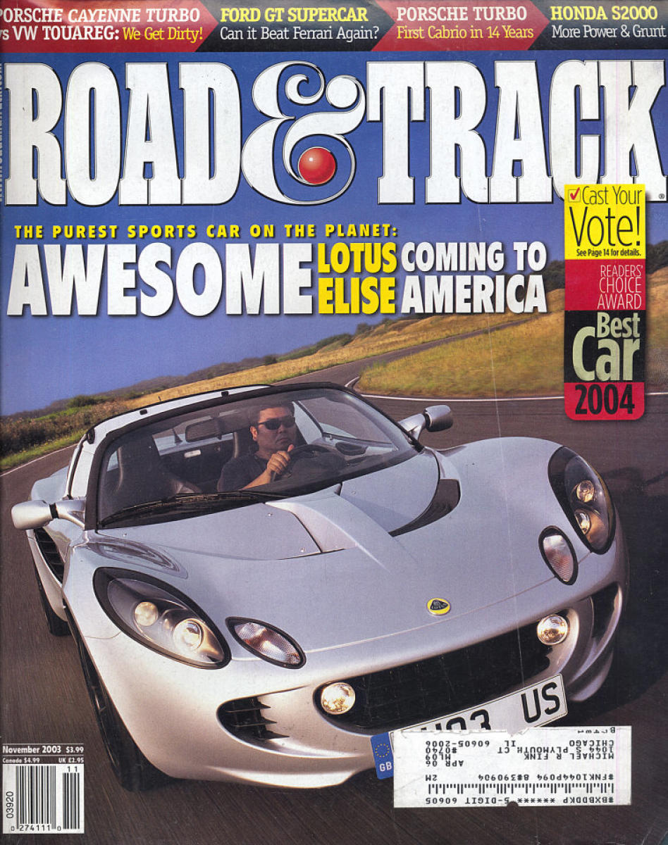 Road & Track | November 2003 at Wolfgang's
