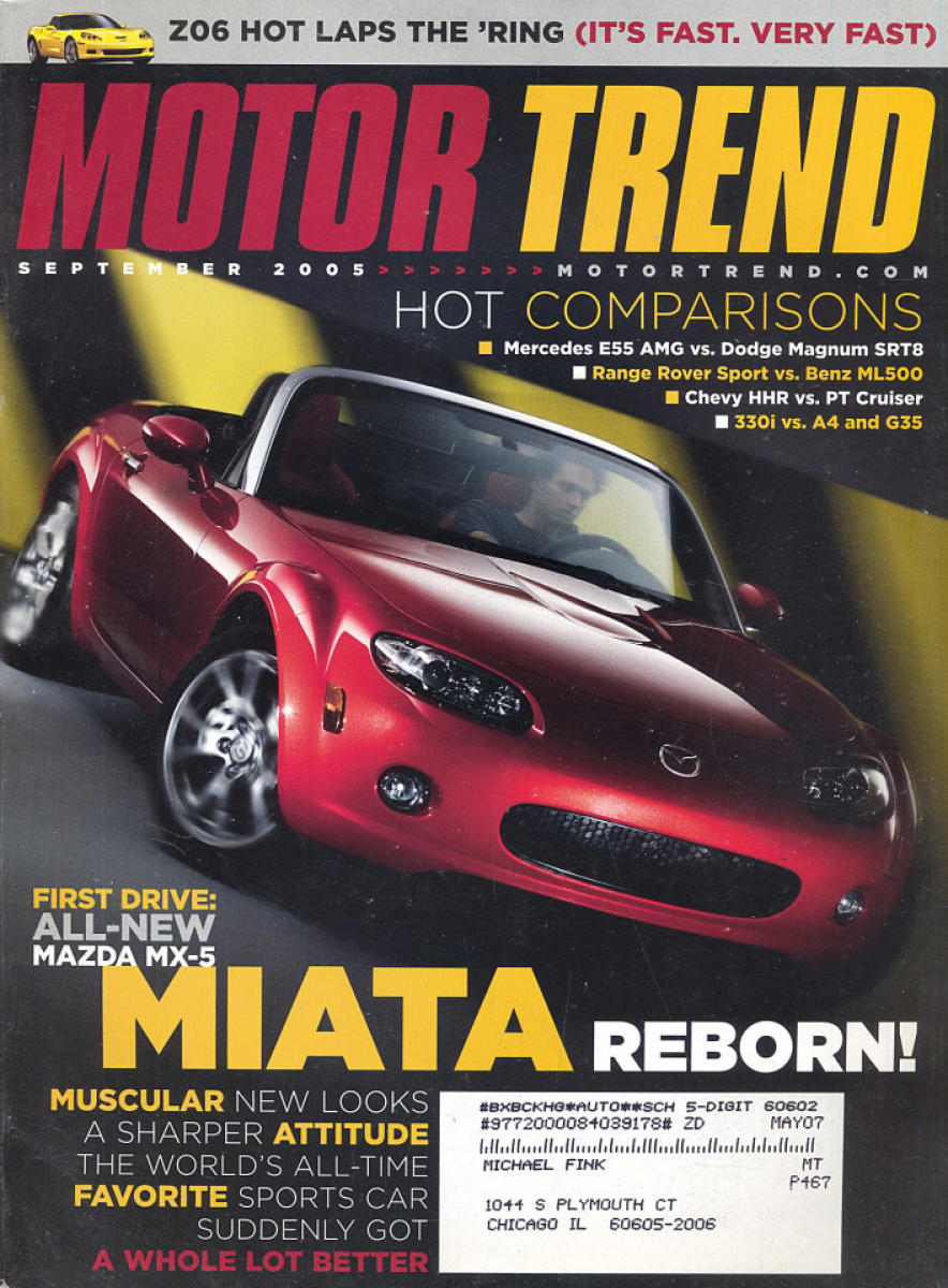 Motor Trend | September 2005 at Wolfgang's