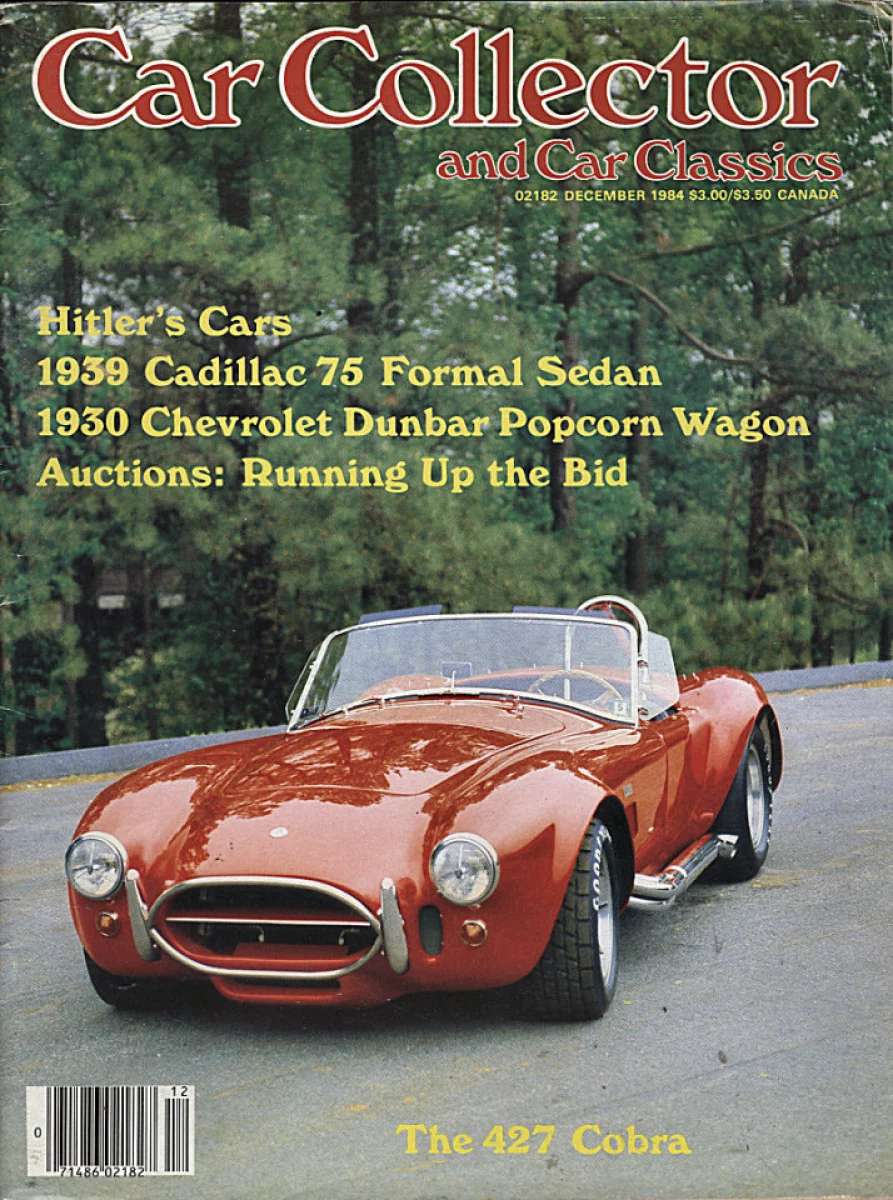 Car Collector and Car Classics | December 1984 at Wolfgang's