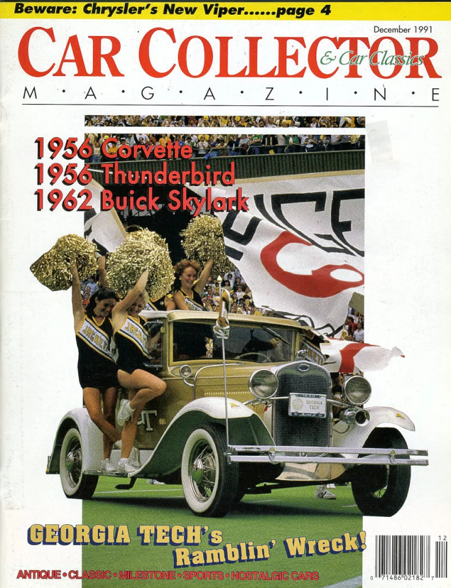 Car Collector and Car Classics | December 1991 at Wolfgang's