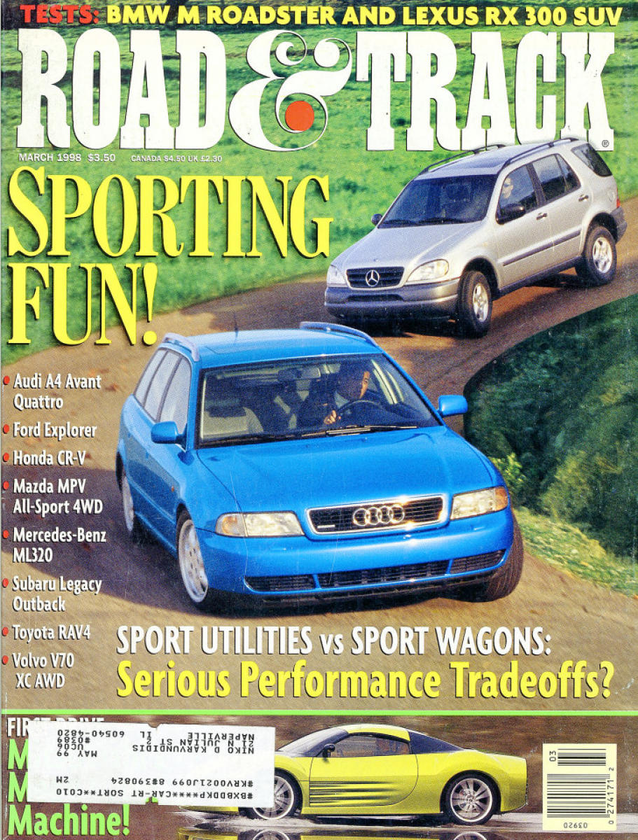 Road & Track | March 1998 at Wolfgang's