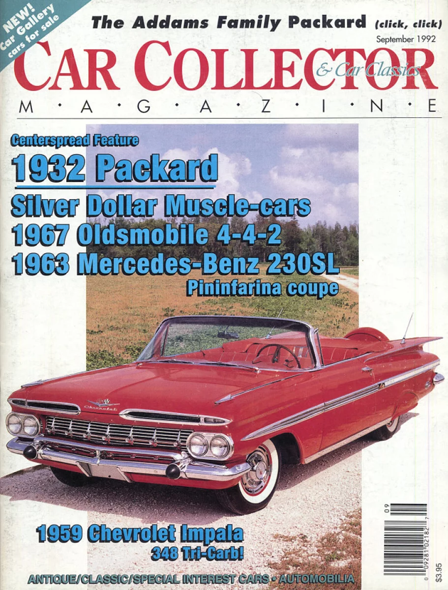 Car Collector and Car Classics | September 1992 at Wolfgang's