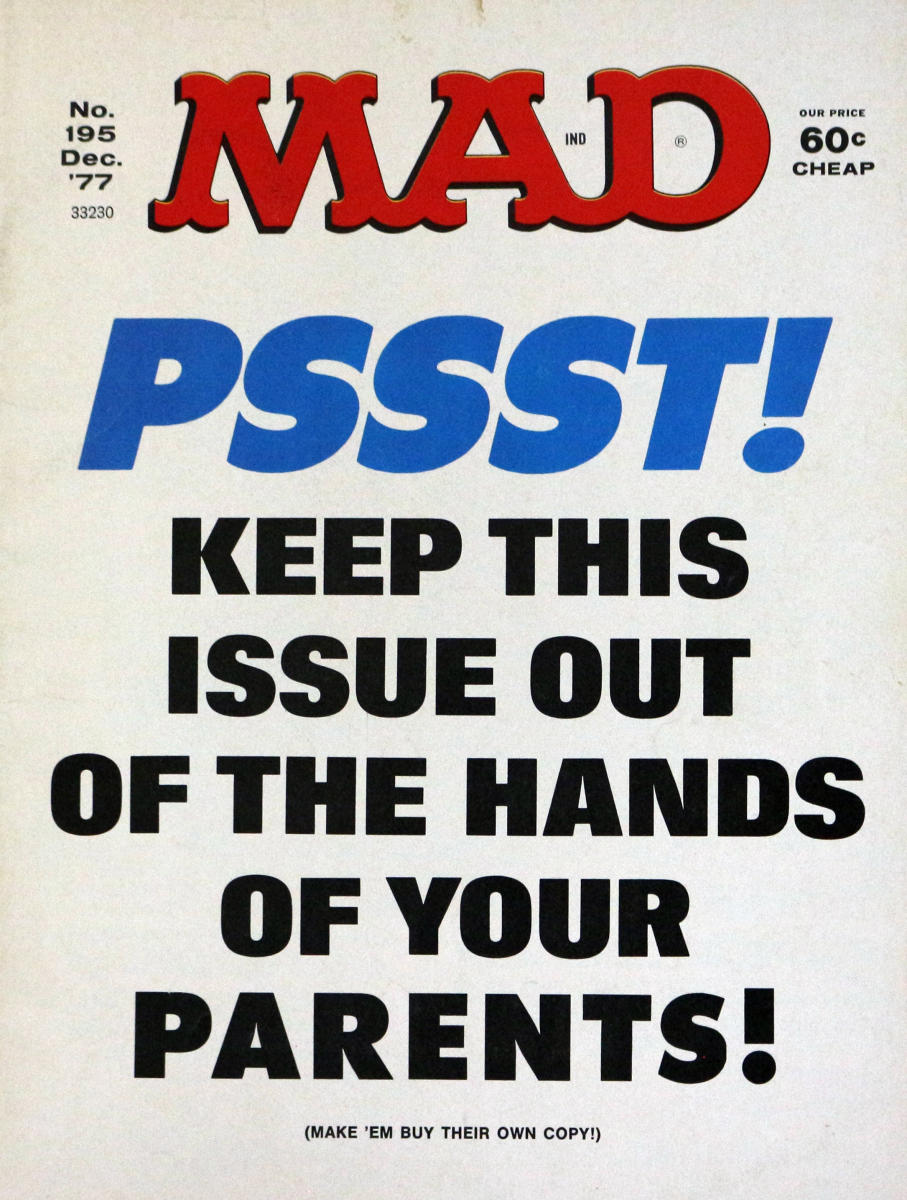 MAD | December 1977 at Wolfgang's