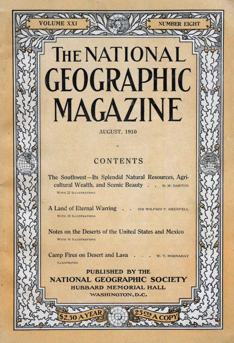 National Geographic | August 1910 at Wolfgang's