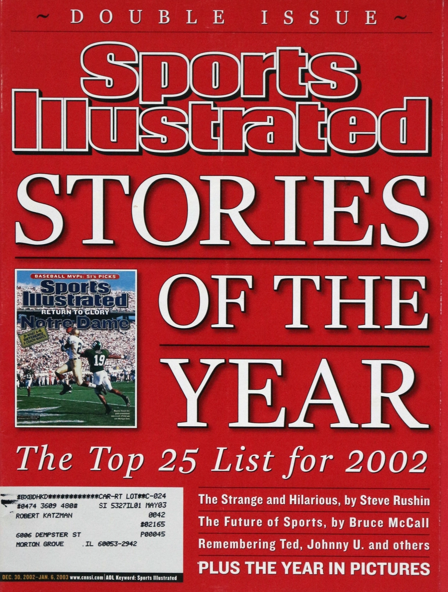 Sports Illustrated | December 30, 2002 at Wolfgang's