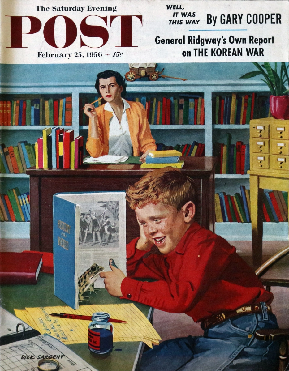 The Saturday Evening Post | February 25, 1956 at Wolfgang's