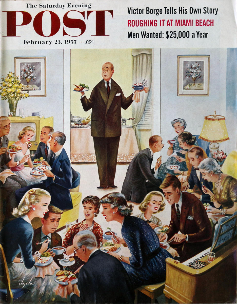 The Saturday Evening Post | February 23, 1957 at Wolfgang's