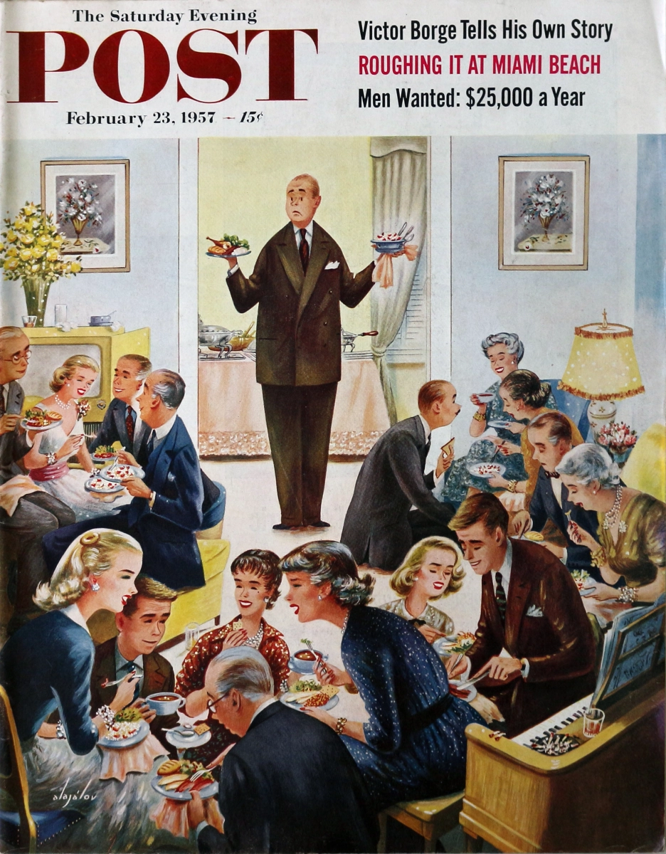 The Saturday Evening Post | February 23, 1957 at Wolfgang's