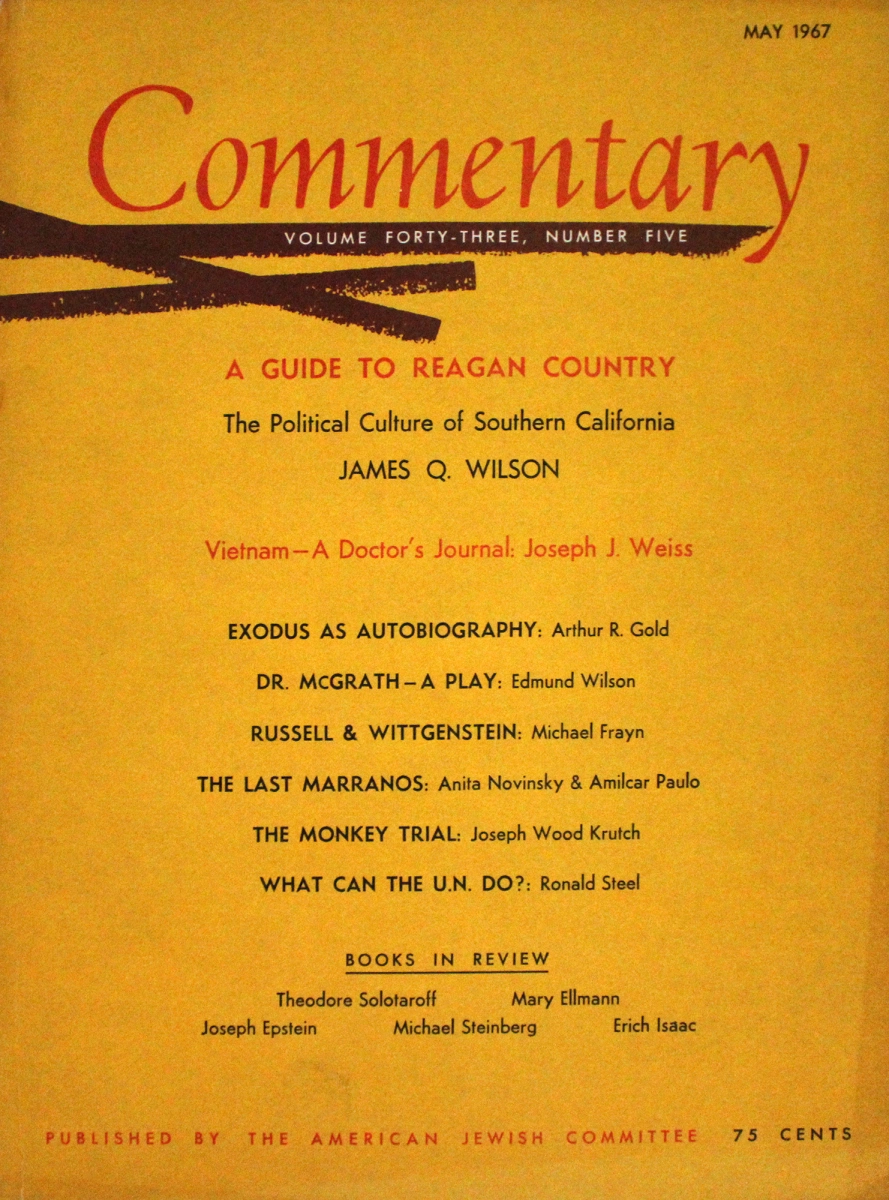 Commentary | May 1967 at Wolfgang's