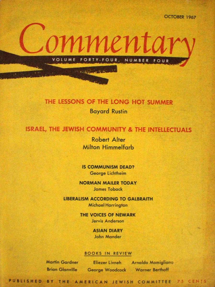 Commentary | October 1967 at Wolfgang's