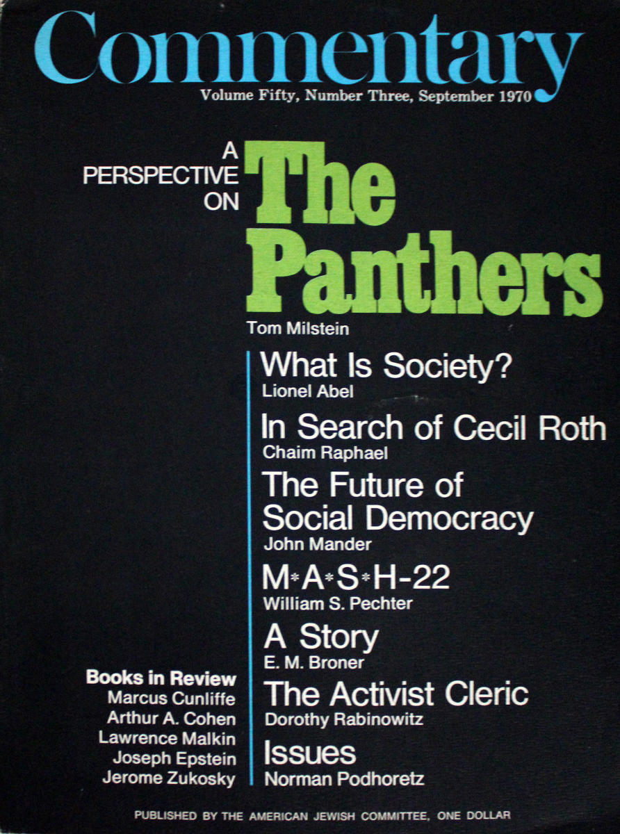 Commentary | September 1970 at Wolfgang's