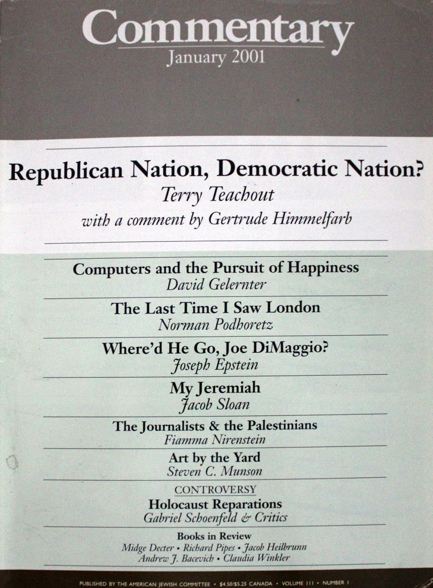 Commentary | January 2001 at Wolfgang's