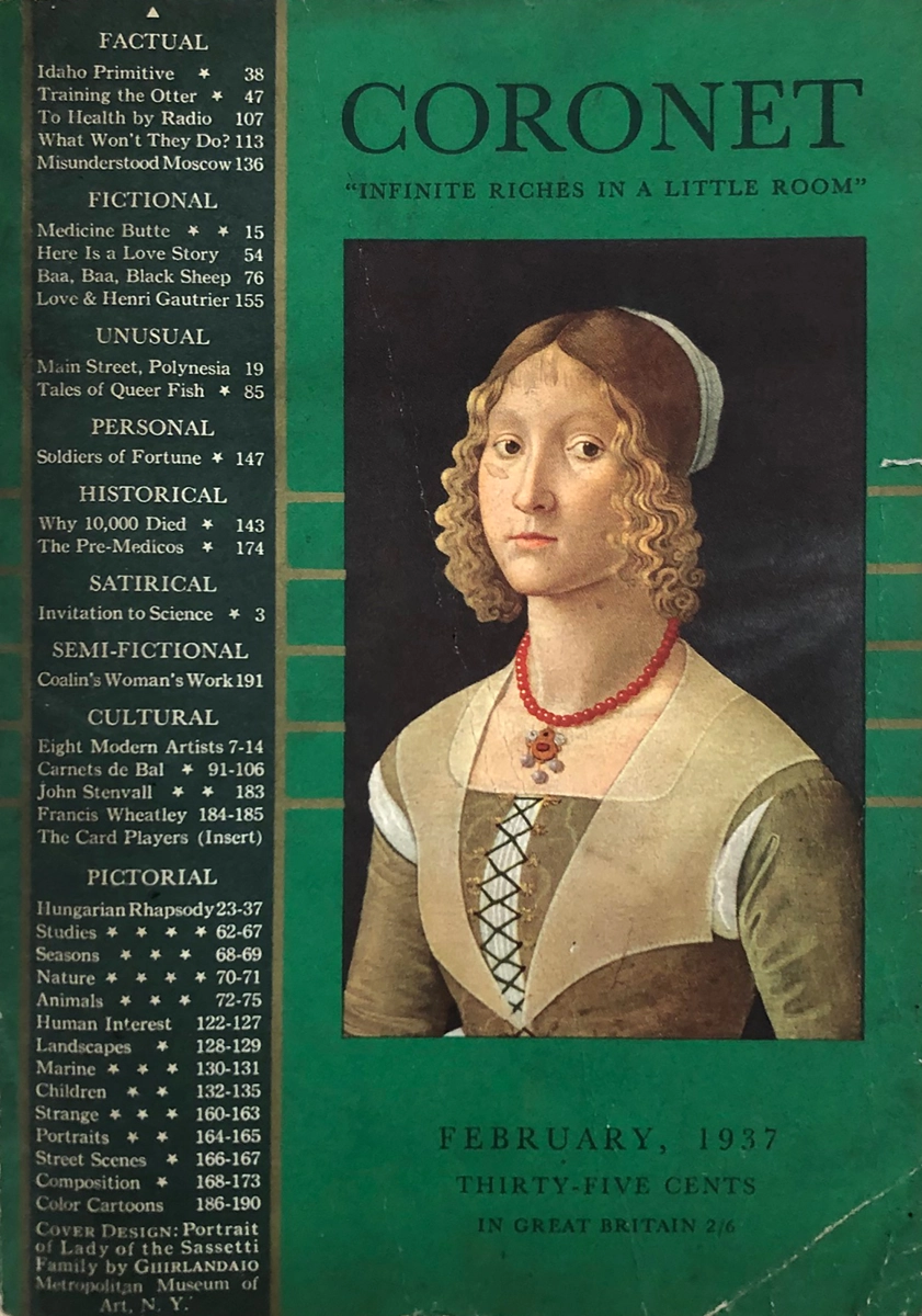 Coronet | February 1937 at Wolfgang's