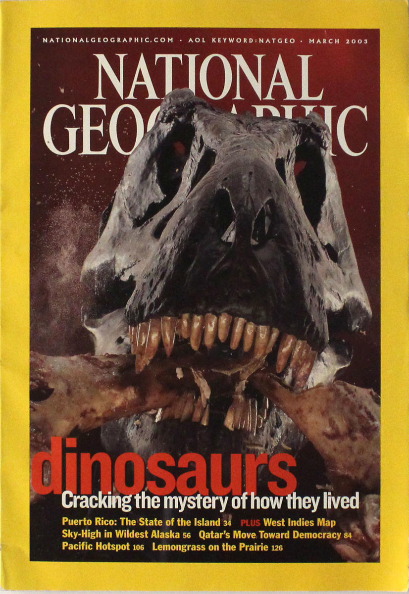 National Geographic | March 2003 at Wolfgang's
